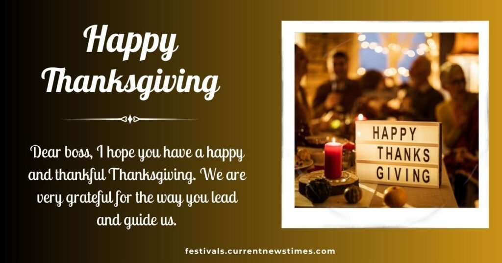 50 TOP Thanksgiving Wishes For Boss - Happy Thanksgiving Wishes