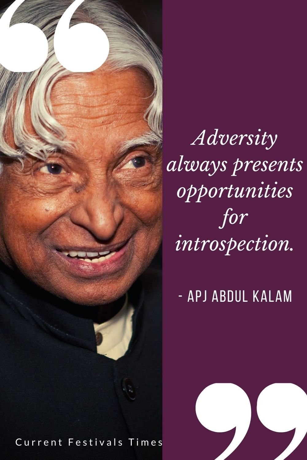 Top 131 Inspirational APJ Abdul Kalam Quotes - Current Festivals Times