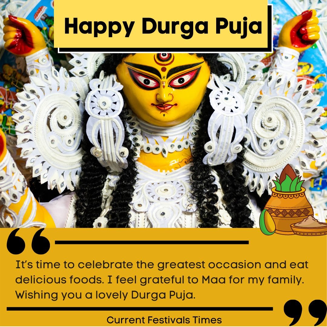 88+ Beautiful Durga Puja Wishes, Images, Quotes, Status!